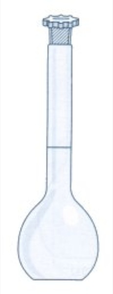 Fiole Jaugée Bouchée Mbl Classe "a" H Mark + Certif.25 Ml, fiole jaugée ...