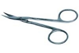 Ciseaux Iris Inox Petit Modèle Pointe Fine Courbe L12 Cm, ciseaux de ...